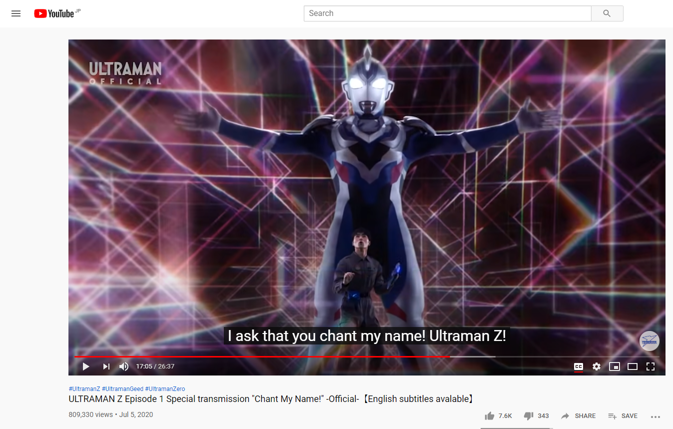 Watch Ultraman now with English subtitles! More language options are ...