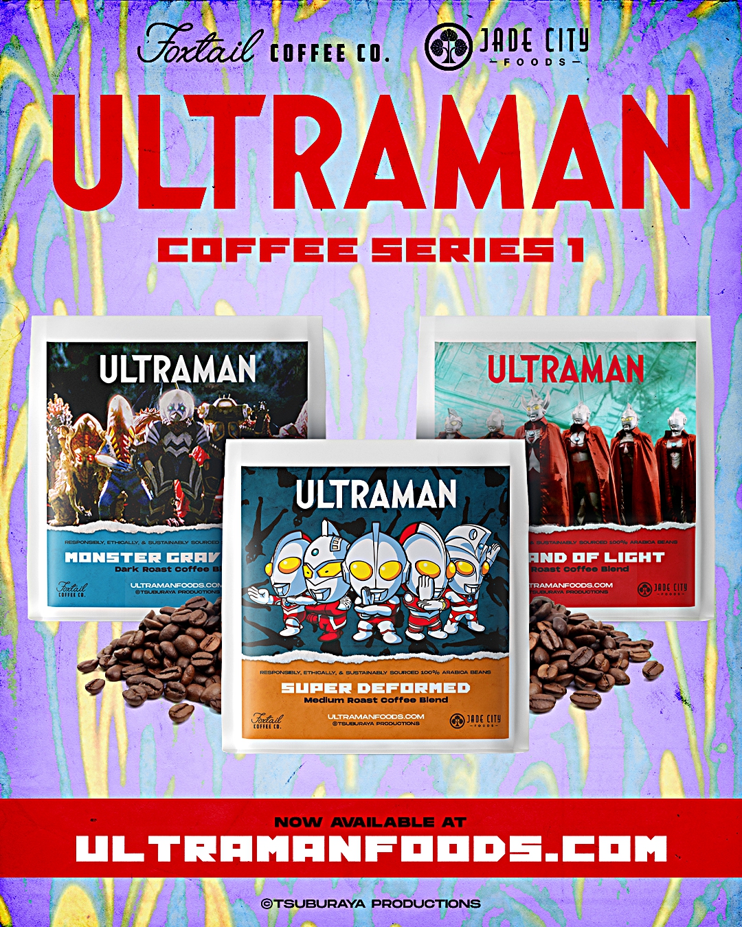 Ultraman Foods Including Hot Sauces & Coffee Blends to be Released from ...