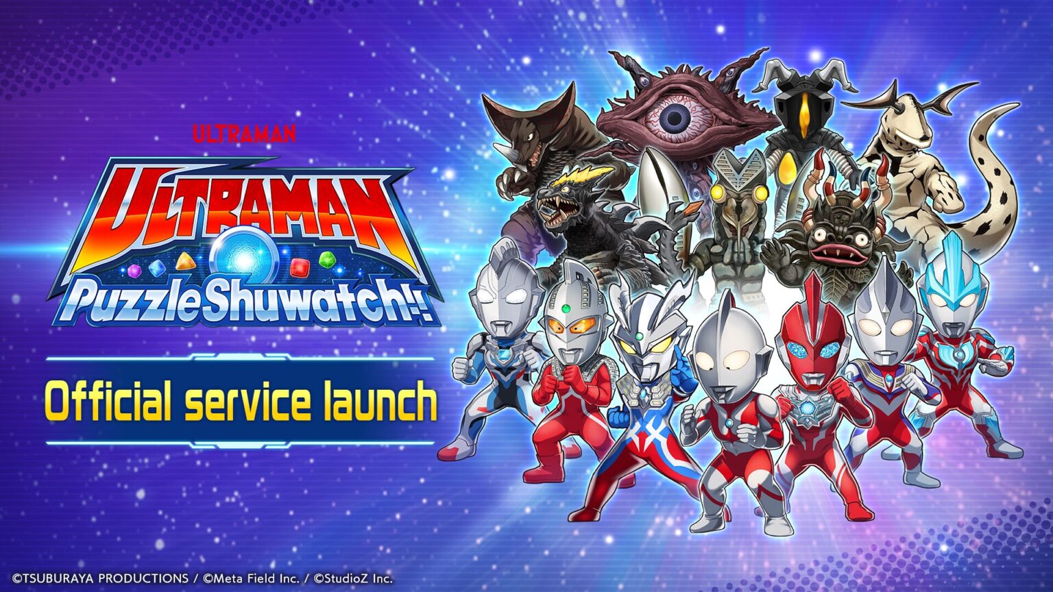New Puzzle Game for Smartphones, “Ultraman Puzzle Shuwatch!!”, Officially Launched! Launch ...